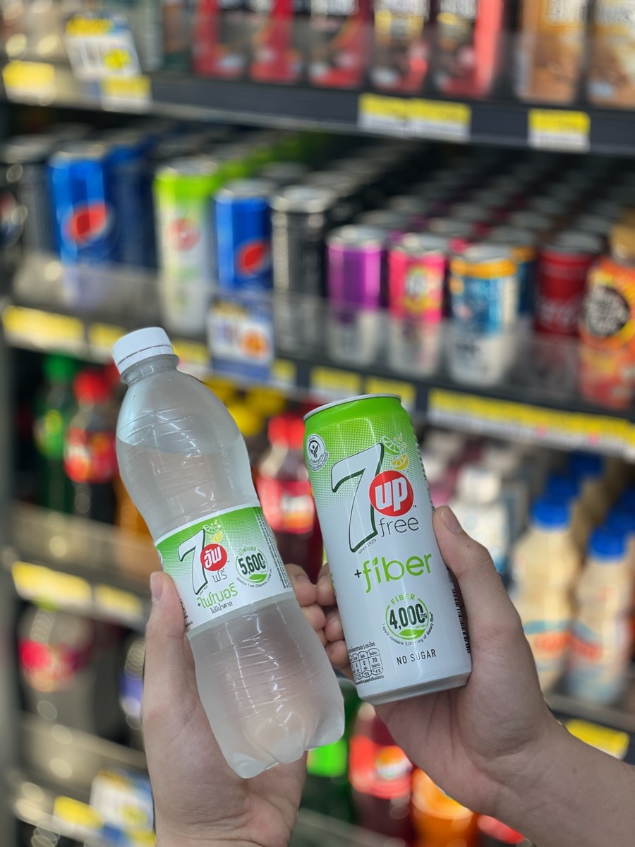 เซเว่นอัพออกใหม่ เอาใจคนรักสุขภาพ - เซเว่นอัพฟรี พลัสไฟเบอร์ (7UP Free ...