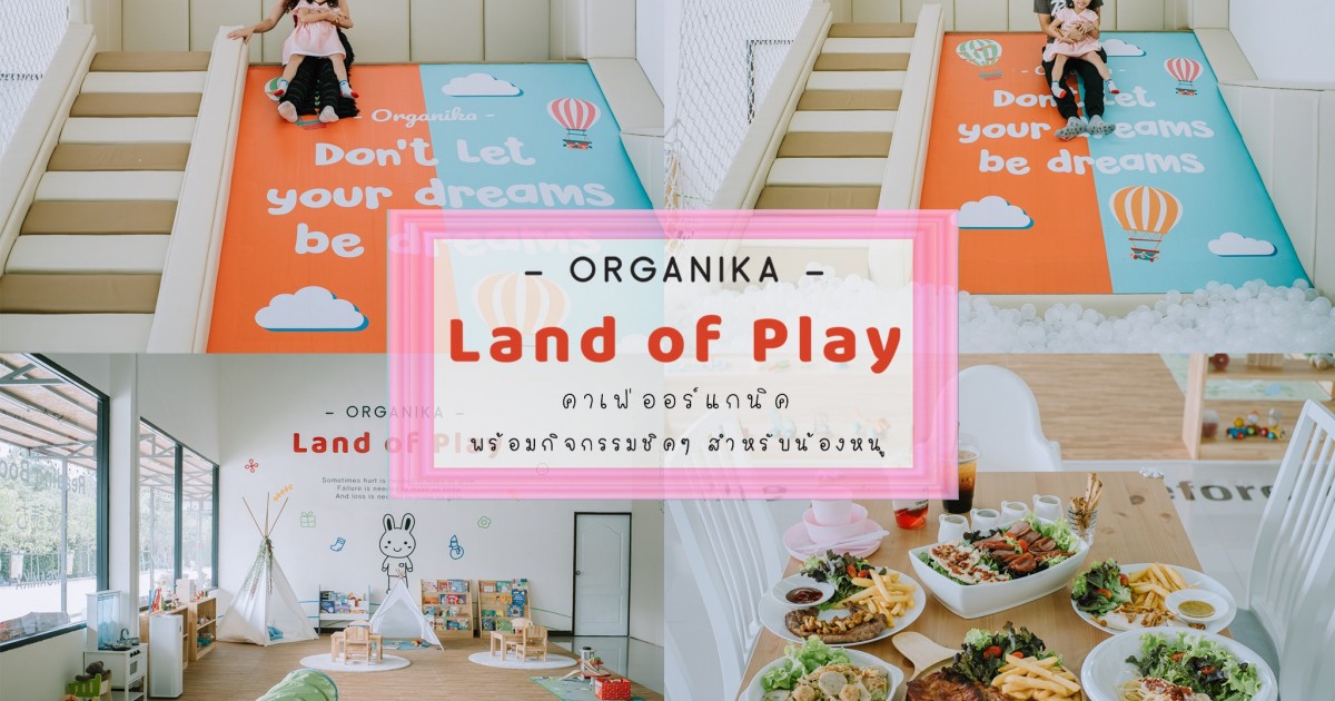Organika Cafe & Play คาเฟ่ออร์แกนิค พร้อมกิจกรรมชิคๆ สำหรับน้องหนู